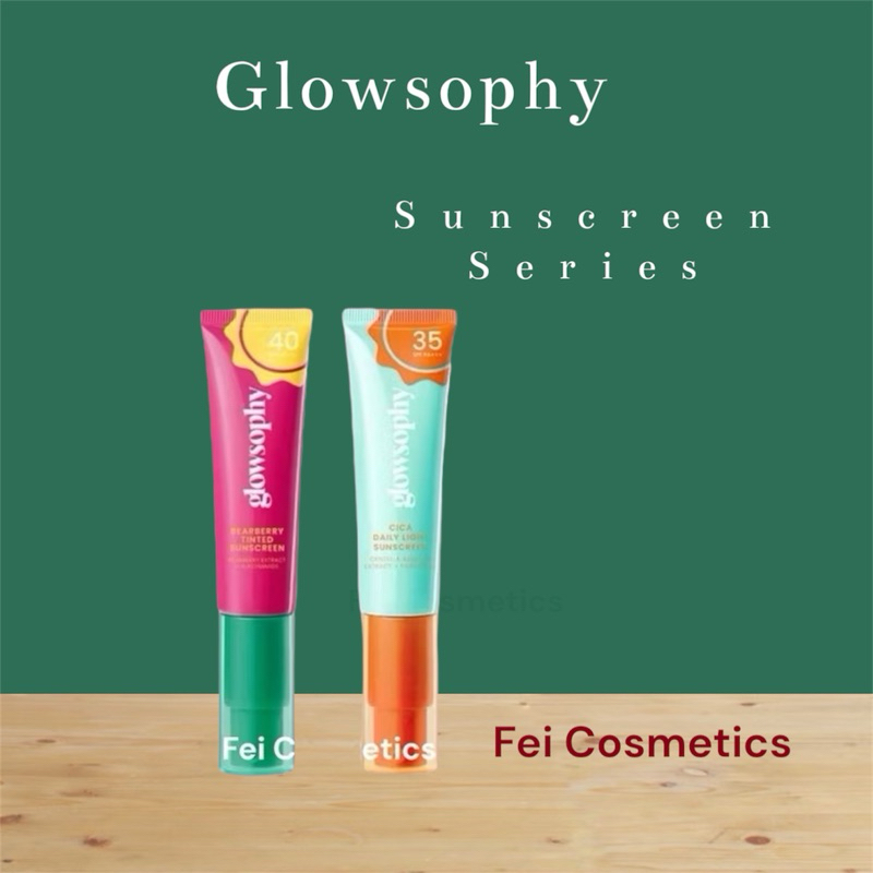 Jual Glowsophy Tinted Sunscreen SPF 40/Cica Sunscreen SPF 35 | Shopee ...