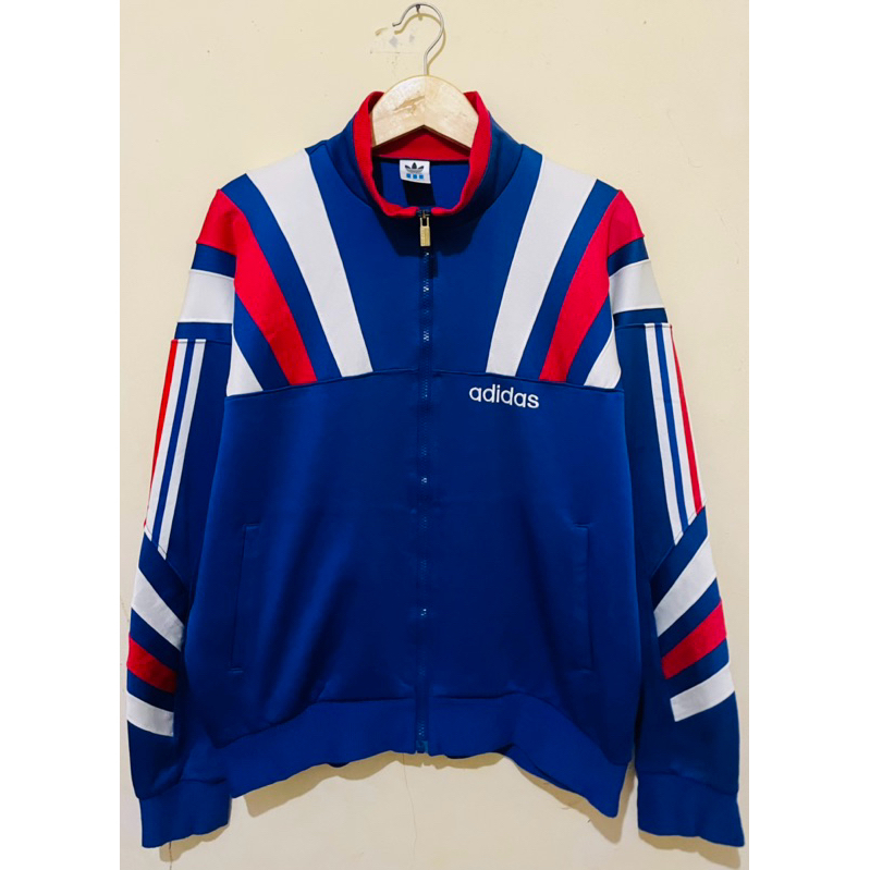 Jual Tracktop Adidas Descente Vintage Colorblock | Shopee Indonesia