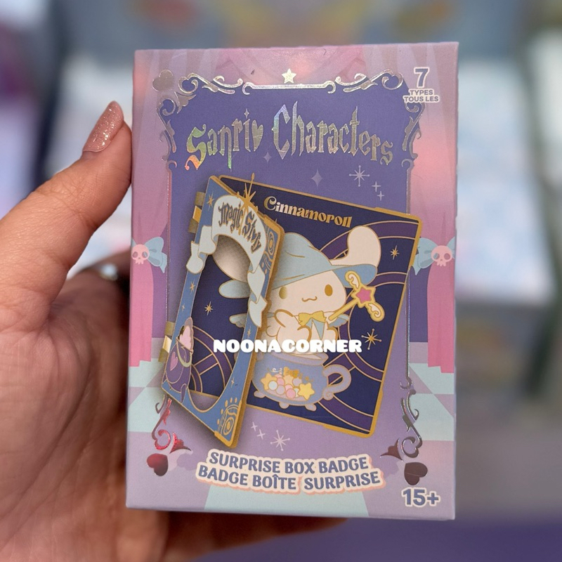 Jual Miniso x Sanrio ‼️ Blind Box Badge / Pin Bros Magic Language ...