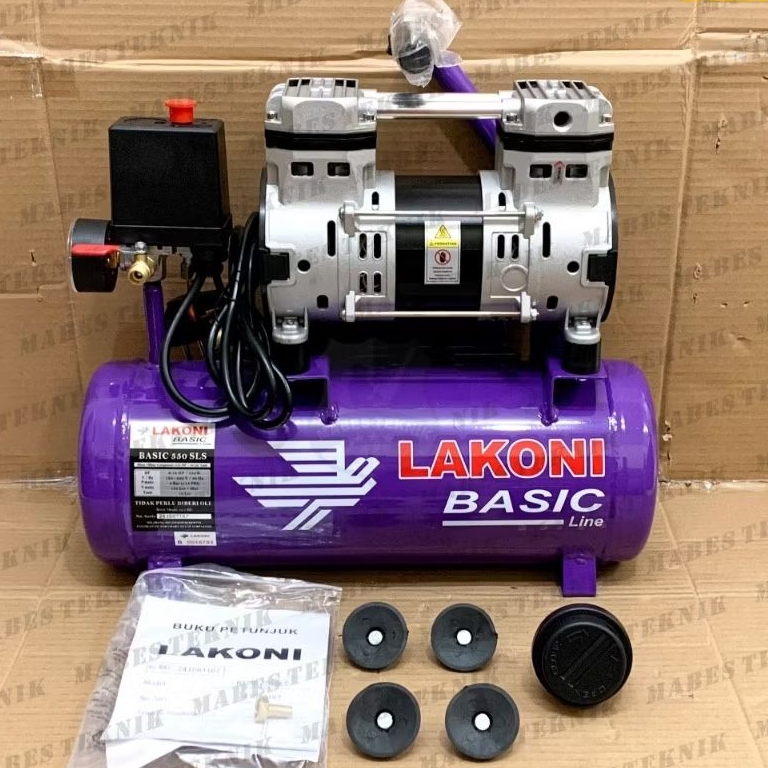 Jual KOMPRESOR LAKONI BASIC 550 SLS - 550 SL SERIES - TIPE OILESS ...