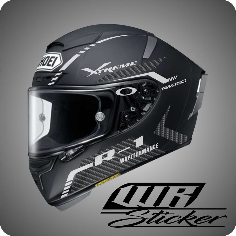 Jual stiker cutting untuk helm desain bahan karbon | Shopee Indonesia