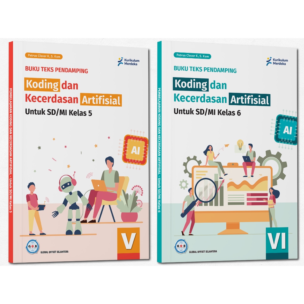 Jual KODING DAN KECERDASAN ARTIFSIAL UNTUK SD/MI (BUKU TEKS PENDAMPING ...