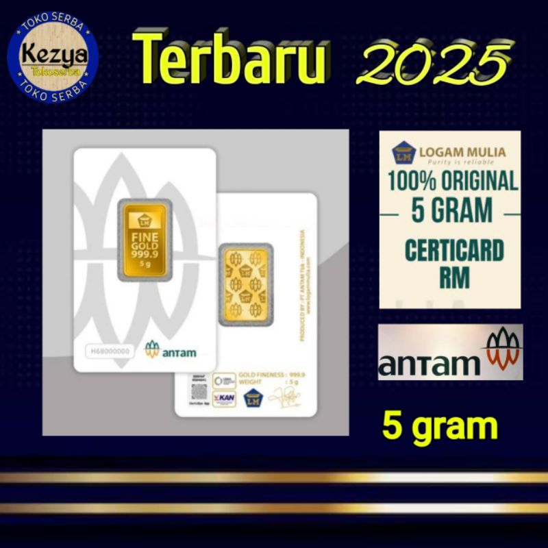 Jual LM Gold Bar / Logam Mulia / LM / Emas batangan Bersertifikat 5 gr ...