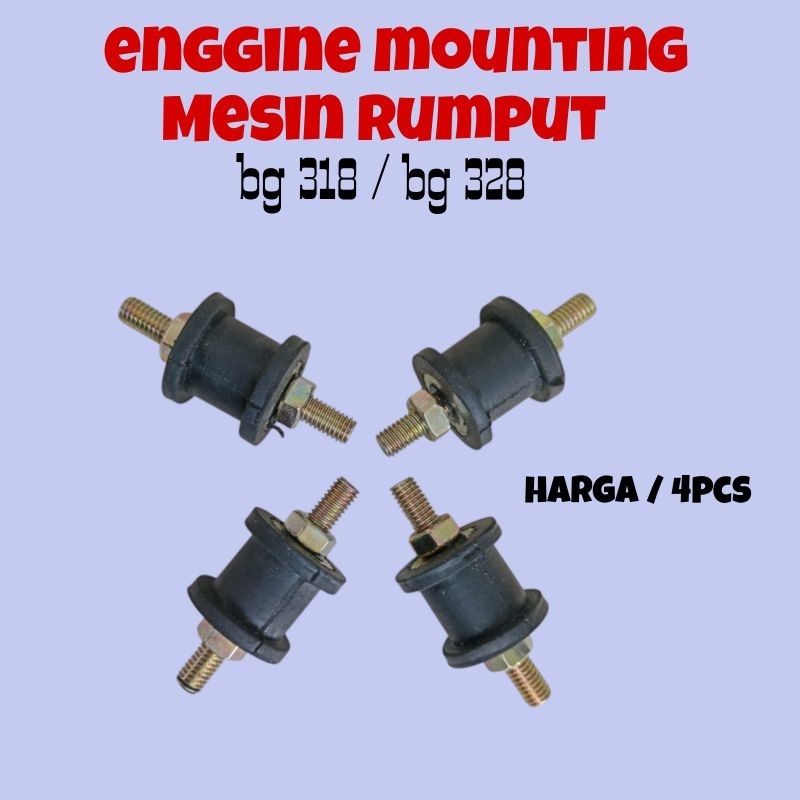Jual Enggine mounting karet dudukan mesin potong rumput 2 tak bg 328 ...