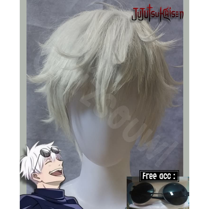 Jual wig cosplay gojo | Shopee Indonesia