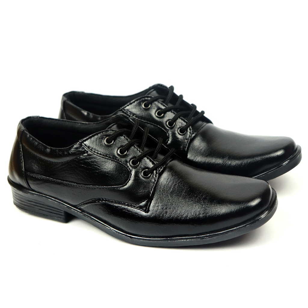 Jual Adiero Sepatu Pantofel Pria Model Tali Slip On Black Formal ...