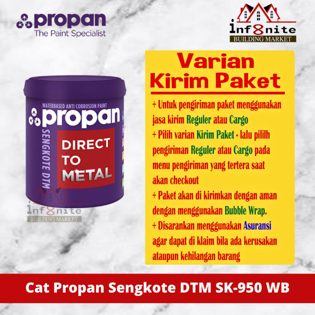 Jual Cat Besi Seng Metal Galvanis Propan Sengkote SK-950 WB 1 KG Water ...