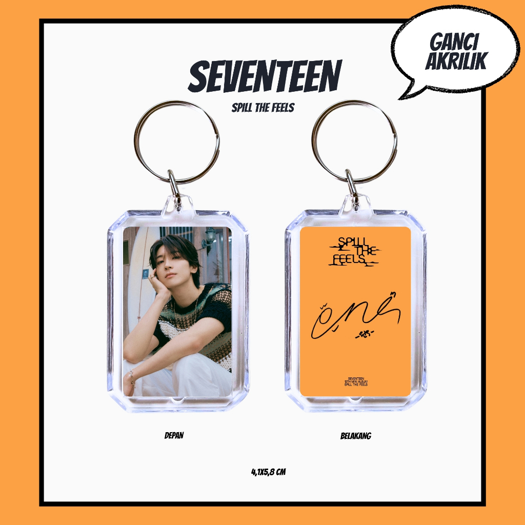 Jual GANCI AKRILIK SEVENTEEN HAPPY BURSTDAY KEYCHAIN GANTUNGAN KUNCI ...