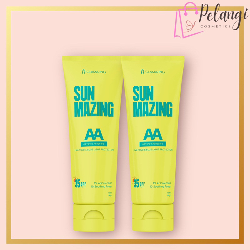Jual Glamazing Sunmazing Advance Acnecare SPF 35 PA+++ | Shopee Indonesia