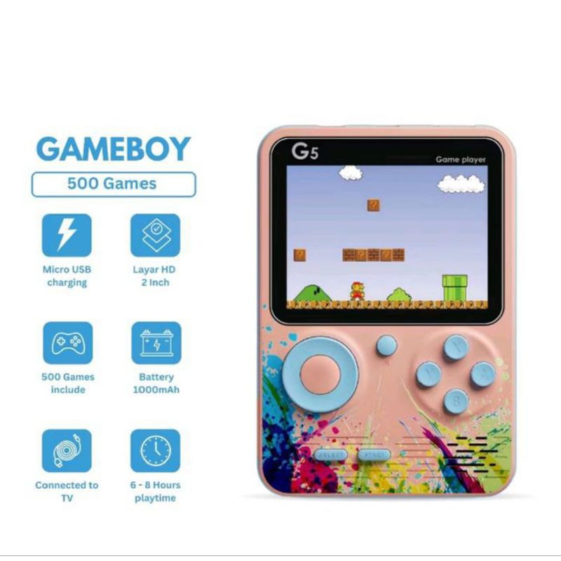 Jual Game Boy Game bot Game box Gameboy G5 Game player Connect to TV ...