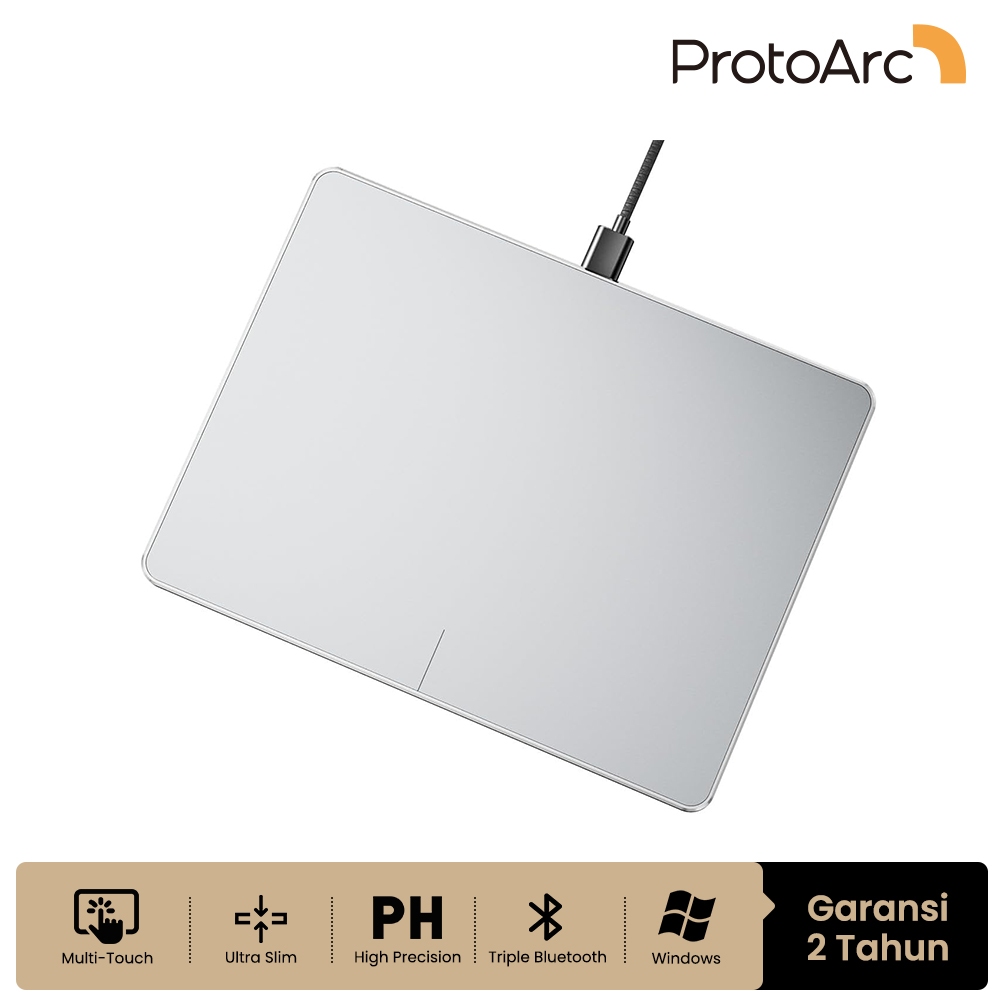Jual ProtoArc T1 Plus Large Multi-Touch Trackpad Mouse Triple Bluetooth High Precision - Garansi ...