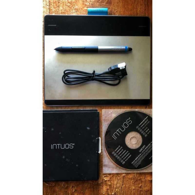 Jual Wacom Bamboo Intuos CTH 480 Creative Pen Drawing Tablet | Shopee ...