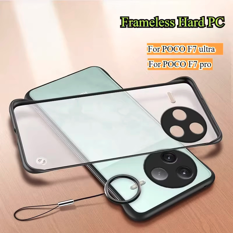 Jual Case Untuk POCO F7 PRO / F7 ULTRA HARD PC Matte Casing Frame ...