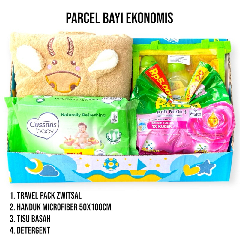 Jual Parcel Bayi Murah & Ekonomis || Parcel Cussons, Zwitsal & Mitu ...