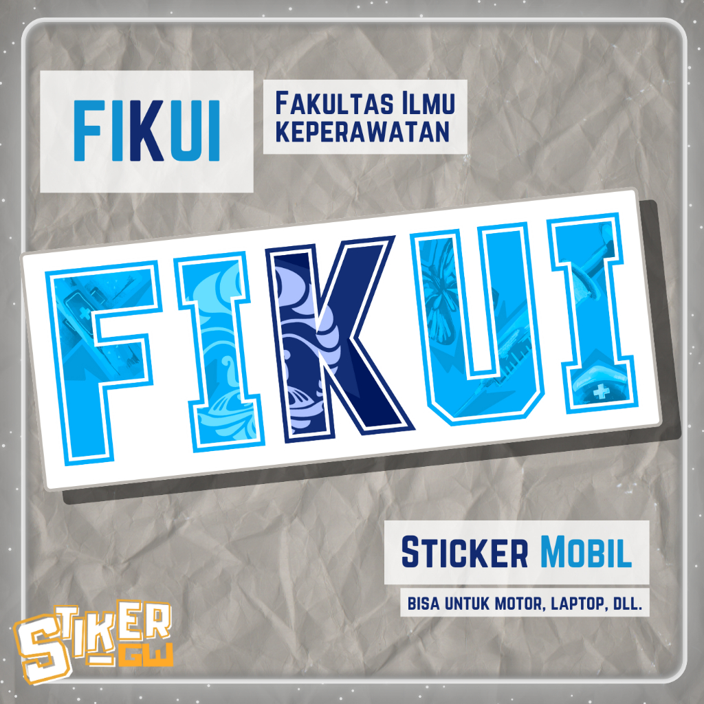 Jual [UV] Sticker Mobil FIK UI - STIKER UNIVERSITAS INDONESIA FAKULTAS ...