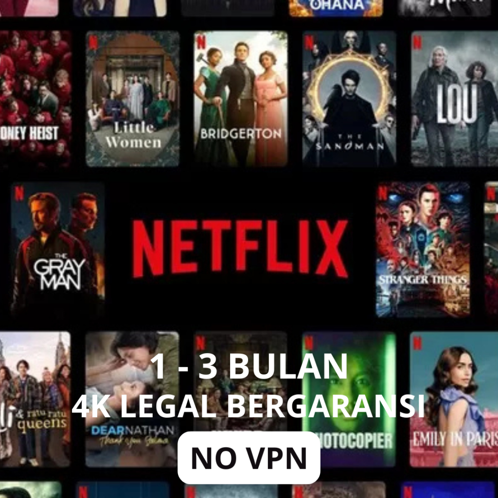Jual NETFLIXX FAST RESPON UHD 4K FULL GARANSI | Shopee Indonesia