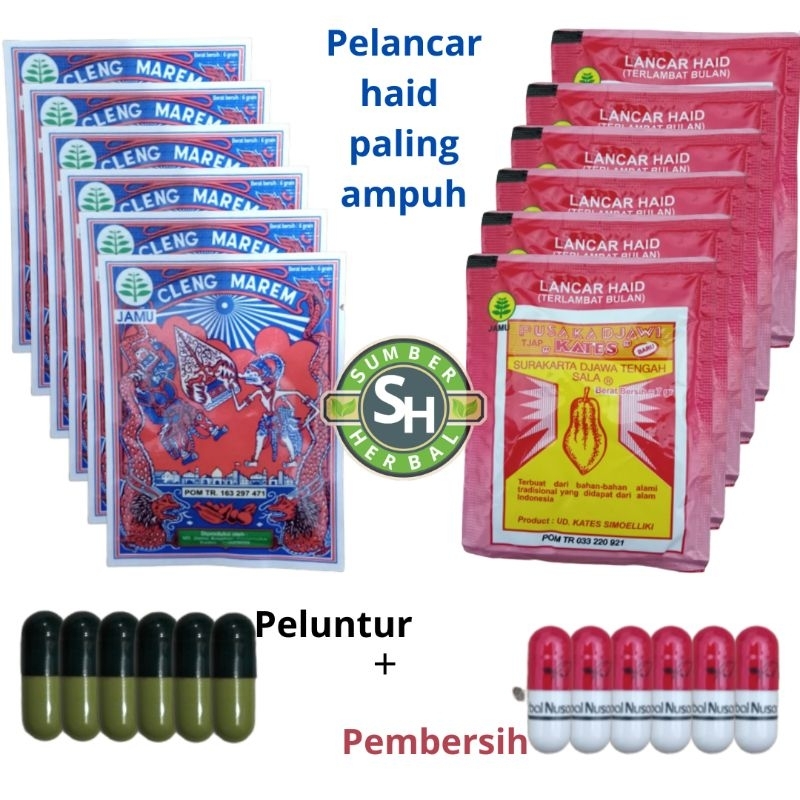 Jual jamu terlambat datang bulan jamu wayang + jamu nanas paket komplit ...