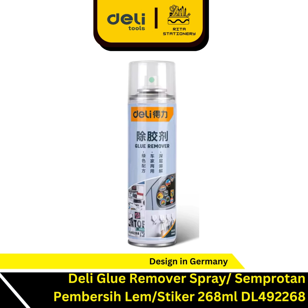 Jual Deli Glue Remover Spray/ Semprotan Pembersih Lem/Stiker 268ml ...