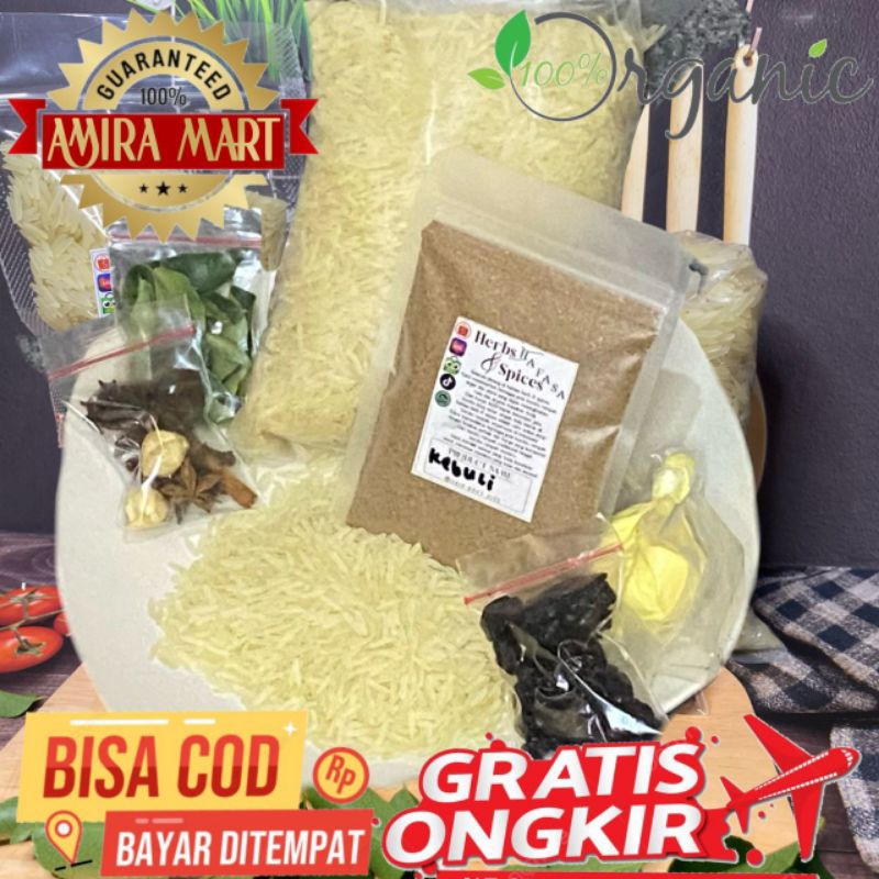 Jual Paket komplit Bumbu Nasi kebuli + Beras Basmati 1kg | Shopee Indonesia