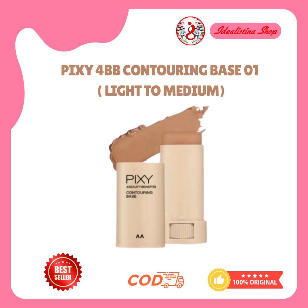Jual PIXY 4BB CONTOURING BASE 01 ( Light to Medium) | Shopee Indonesia
