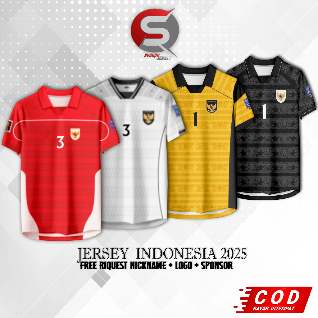 Jual Jersey Baju Kaos Timnas Full Printing Terbaru 2025 Home Away | Shopee Indonesia