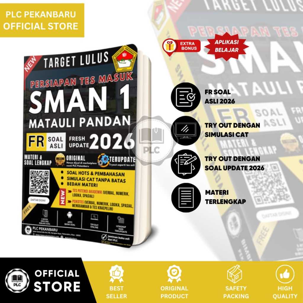 Jual Buku Tes SMAN 1 Matauli Pandan 2026 Buku SMAN 1 Matauli Pandan ...