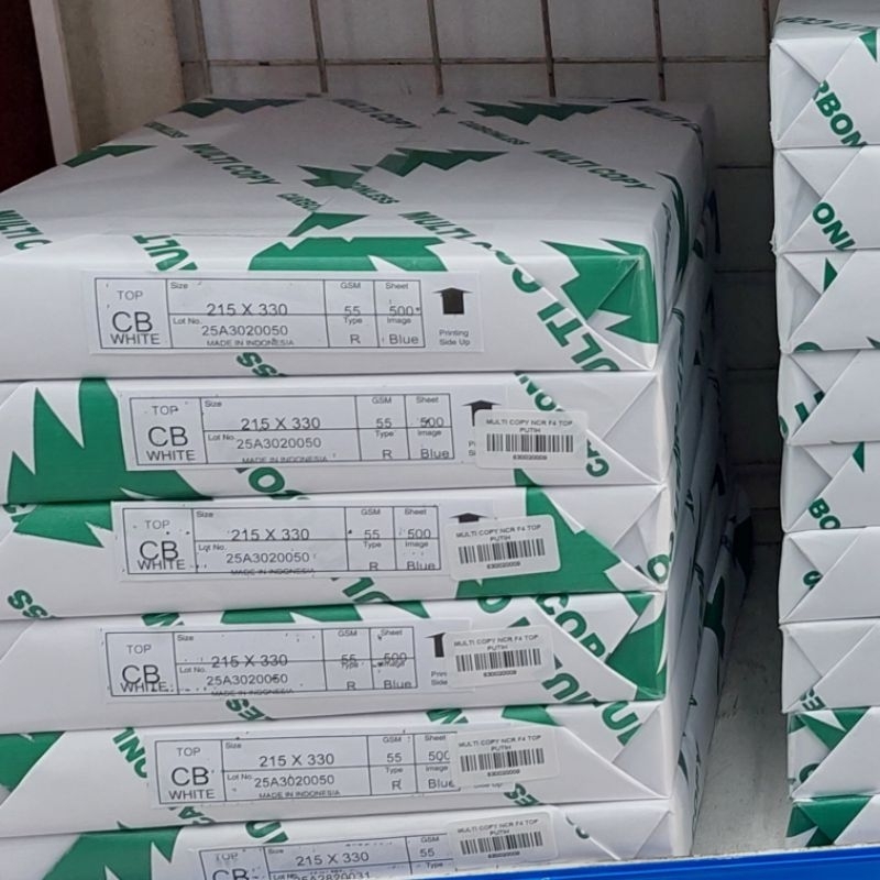 Jual KERTAS NCR F4 MULTICOPY TOP MIDDLE BOTTOM PUTIH PINK BIRU KUNING ...