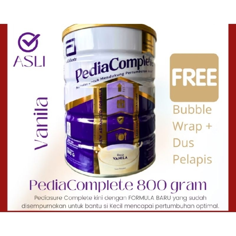 Jual Pediasure Complete / Triplesure 380g / 800g (Kemasan 6 kaleng - 12 ...
