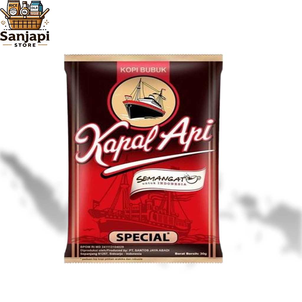 Jual Kapal Api Special Kopi 30g - 1 Renceng Isi 9 Sachet | Kopi Hitam ...