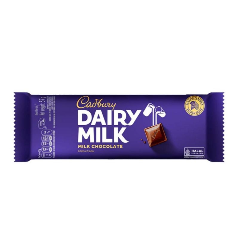 Jual Cadbury Dairy Milk Chocolate 57gr / Original / Cashew / Oreo ...