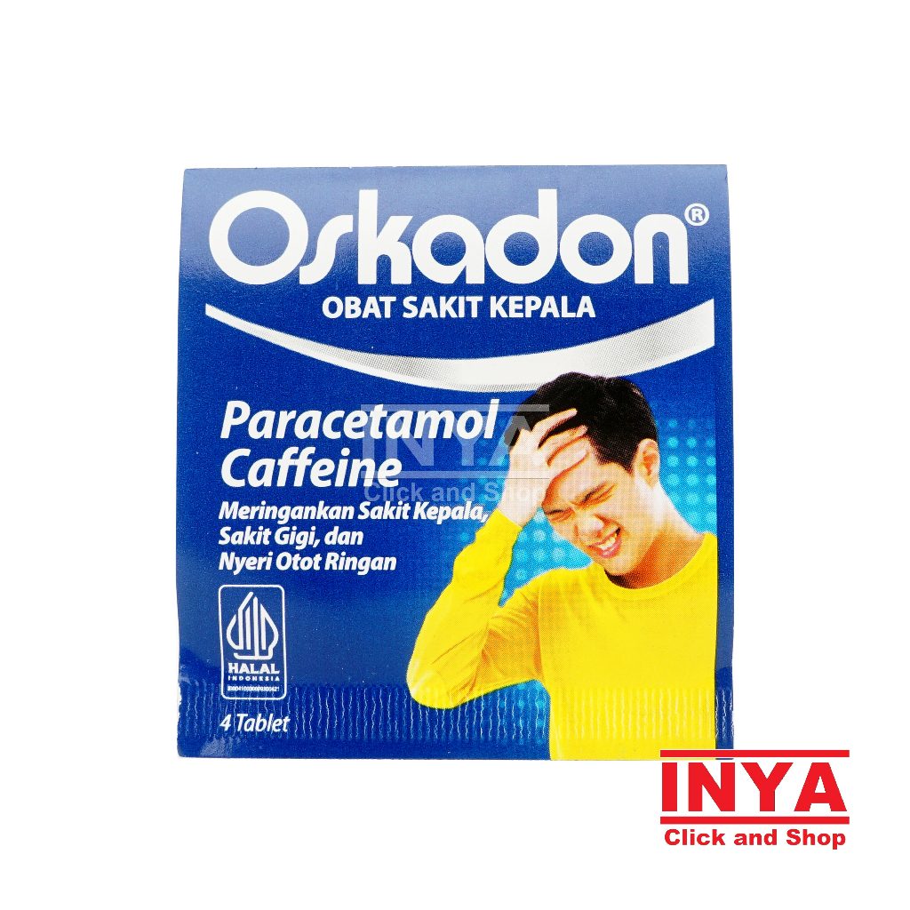 Jual Oskadon Obat Sakit Kepala isi 4 Tablet - Obat Flu Dewasa | Shopee ...