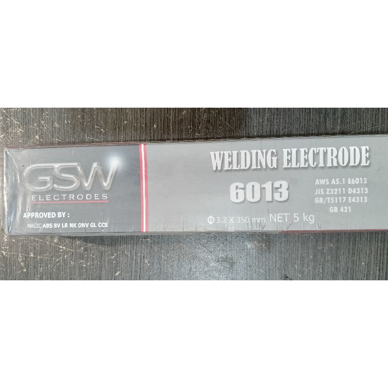 Jual kawat las listrik besi 2,6mm dan 3,2mm welding electrode GSW 5kg ...