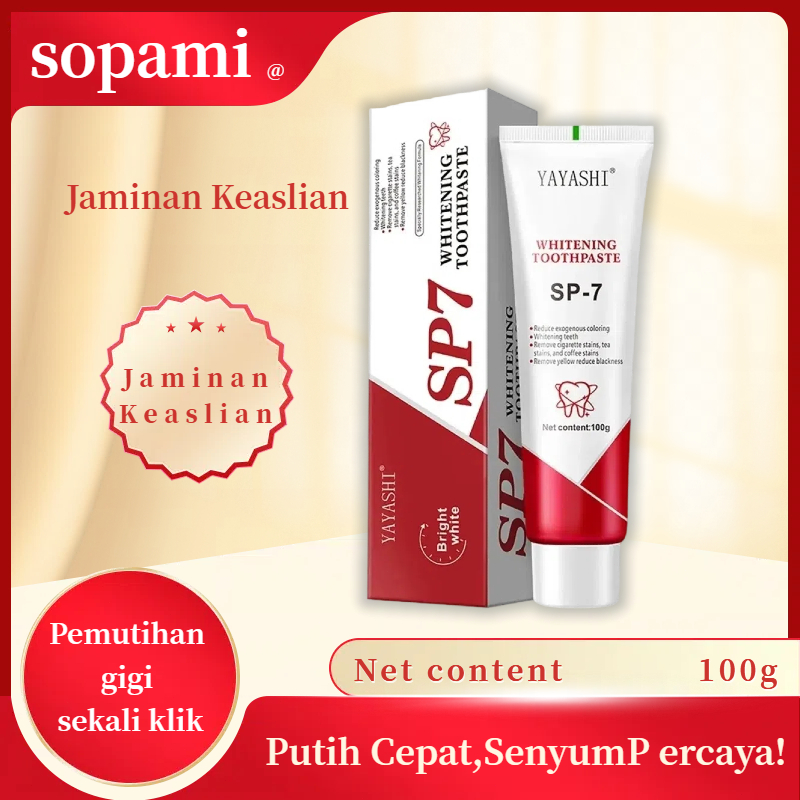 Jual SOPAMI SP-7 Ultra Pemutih Asli: Napas Langsung Segar, Noda Gigi ...