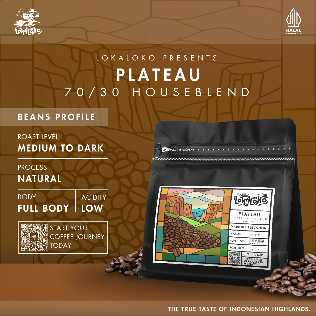 Jual Biji Kopi Robusta Arabica House Blend 70/30 - Plateau | Coffee ...
