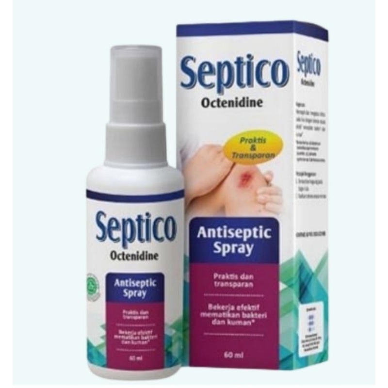 Jual SEPTICO OCTENIDINE SPRAY 60 ML | Shopee Indonesia