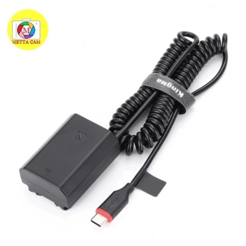 Jual KingMa Baterai Dummy NP-FZ100 USB-C Untuk Sony A6600, A6700, A7C ...