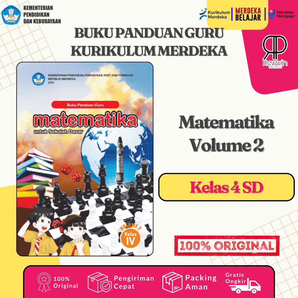 Jual Buku Panduan Guru MATEMATIKA Vol 2 Kelas 4 SD Kurikulum Merdeka | Shopee Indonesia