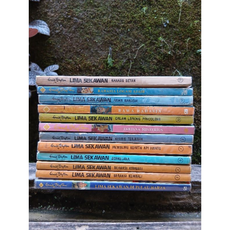 Jual ENID BLYTON LIMA SEKAWAN : DI PULAU HARTA,BERAKSI KEMBALI,SARJANA ...
