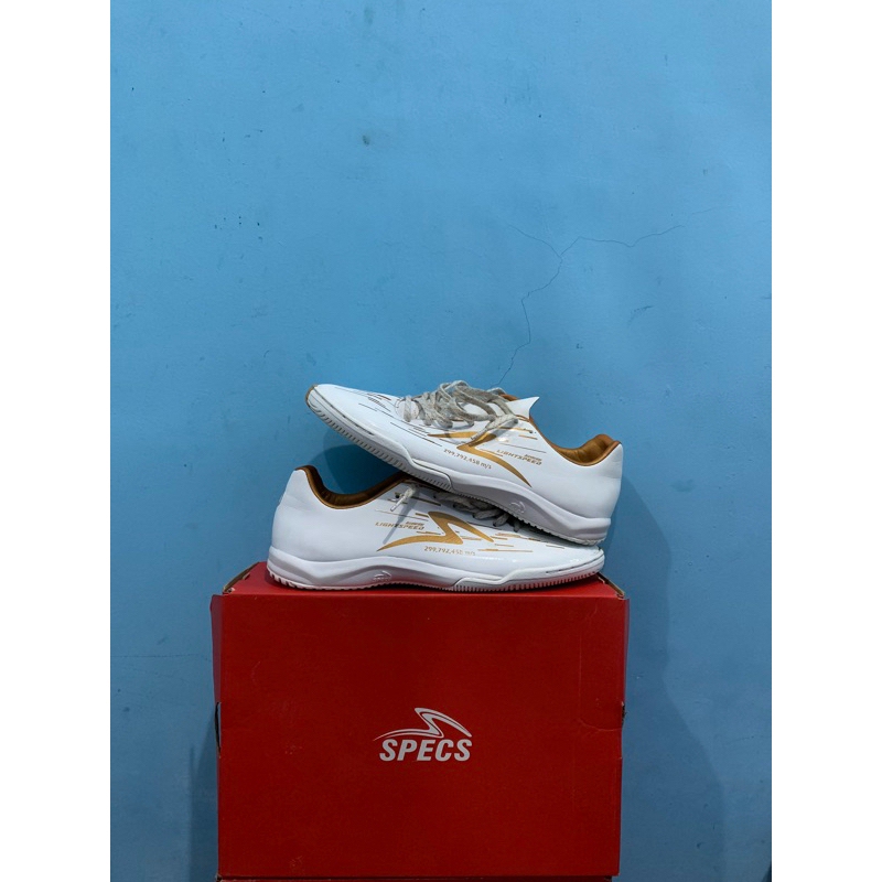 Jual SPECS LIGHTSPEED REBORN IN WHITE/PALE GOLD SIZE 42 | Shopee Indonesia