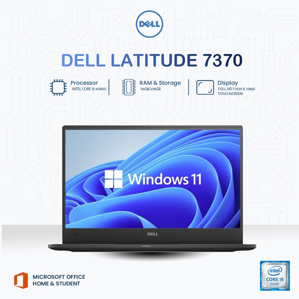 Jual Dell Latitude 7370 | Intel Core m7-6Y75 | 16GB RAM | 256GB SSD ...