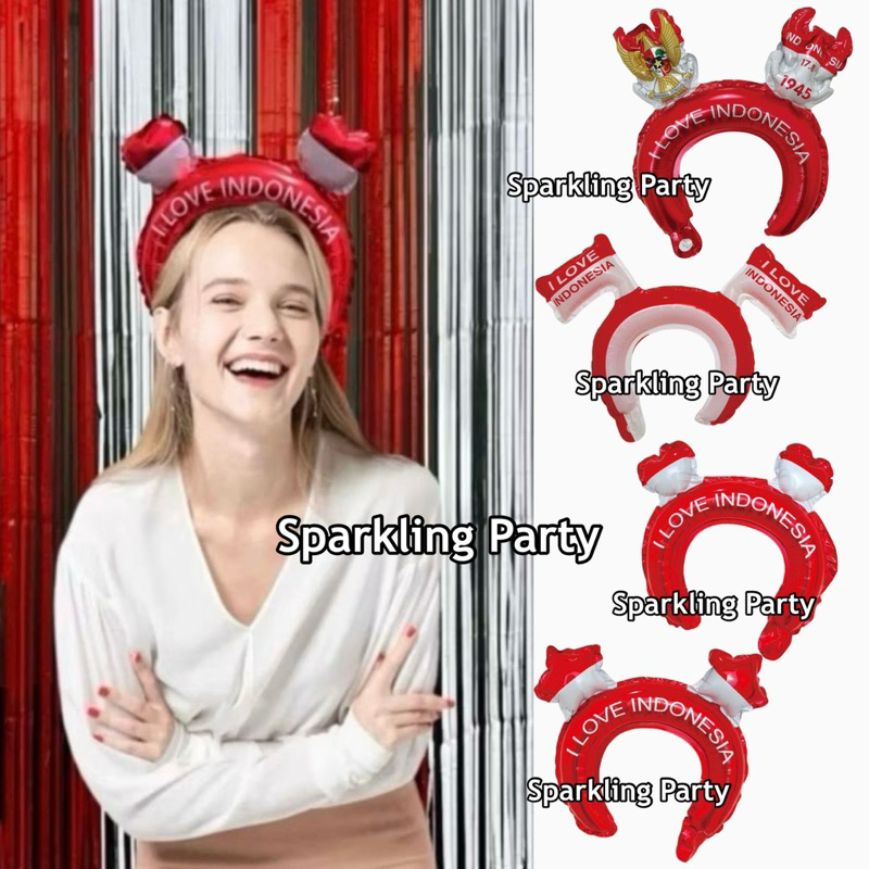 Jual Balon bando kemerdekaan dirgahayu RI/17 agustus/bando garuda ...