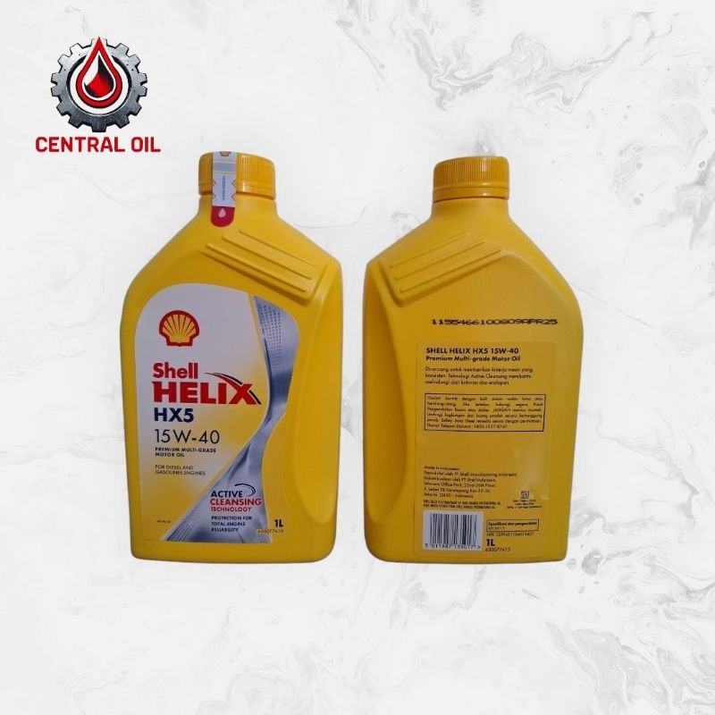 Jual Oli Shell Helix HX5 15W-40 1L (1 Botol) | Shopee Indonesia
