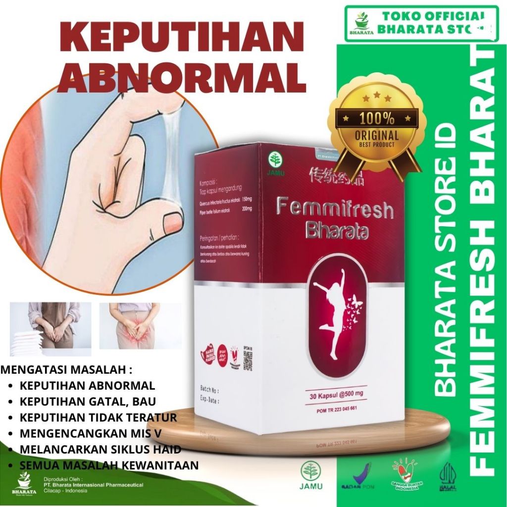 Jual Femmifresh Bharata Asli Obat Keputihan & Bau Miss V Herbal ...