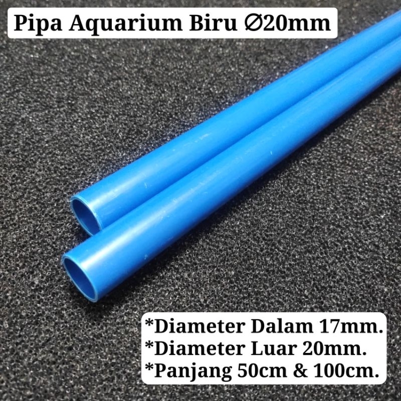Jual Pipa Biru 20mm Filter Air Aquarium Pipa 20mm Biru Filtrasi ...