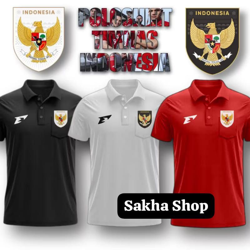 Jual POLO TIMNAS GARUDA INDONESIA NEW 2025 grade Lokal | Shopee Indonesia