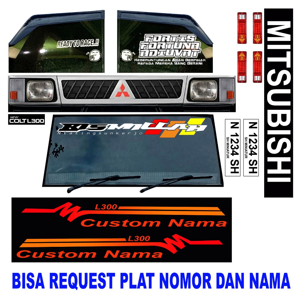 Jual Stiker untuk Miniatur Plastik pickup L300 | Shopee Indonesia