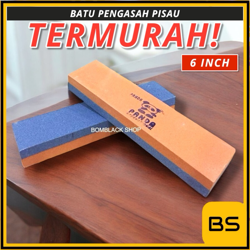 Jual Batu asah panjang 6 inch batu pengasah pisau batu asah gunting ...