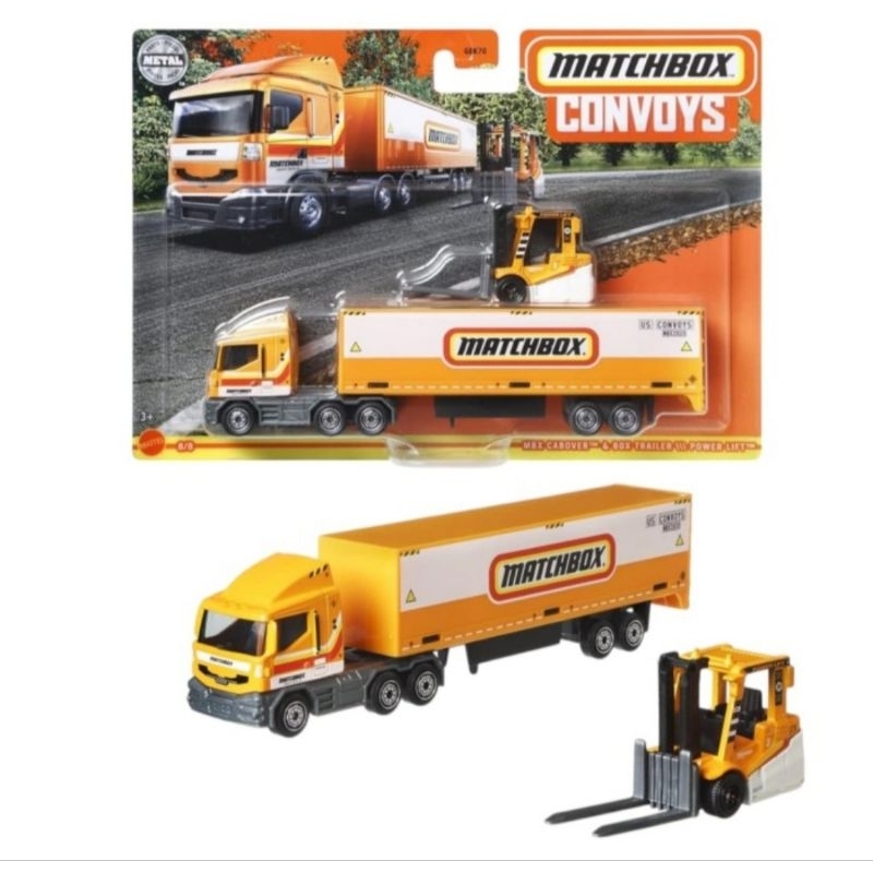 Jual Matchbox Convoys 1 Set 2 Mobil (Truck 18 cm & 1 Mobil)-MBX Cabover ...