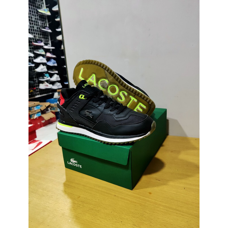 Jual sepatu running pria original import lacoste sneakers | Shopee ...