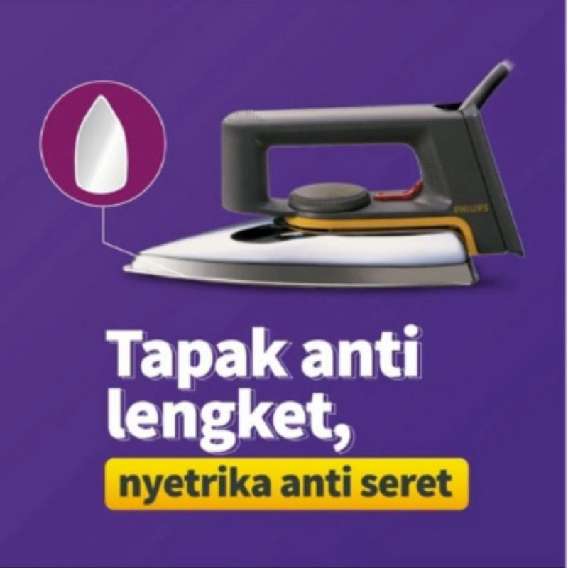 Jual Free Ongkir SETRIKA PHILIPS HD1172 HD 1172/99 350 Watt CLASSIC DRY ...